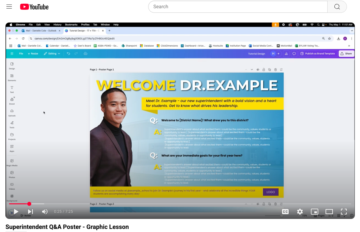 Graphic Lesson - Custom Q&A Poster - Arizona School Boards Association